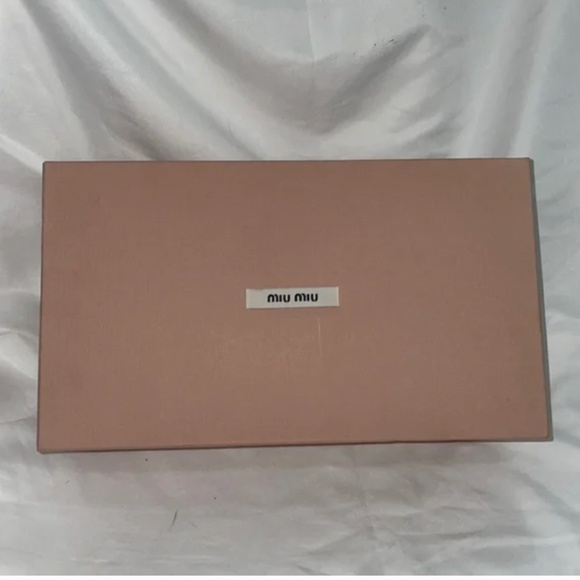 Miu Miu | Storage & Organization | Miu Miu Pink Logo Box | Poshmark